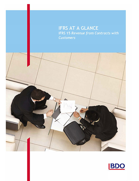 IFRS 15 Revenue BDO IFRS 15 Revenue BDO